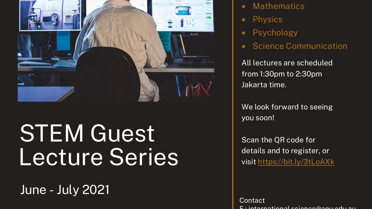 STEM Virtual Guest Lecture Series ANU 2021 - ITS Global Engagement