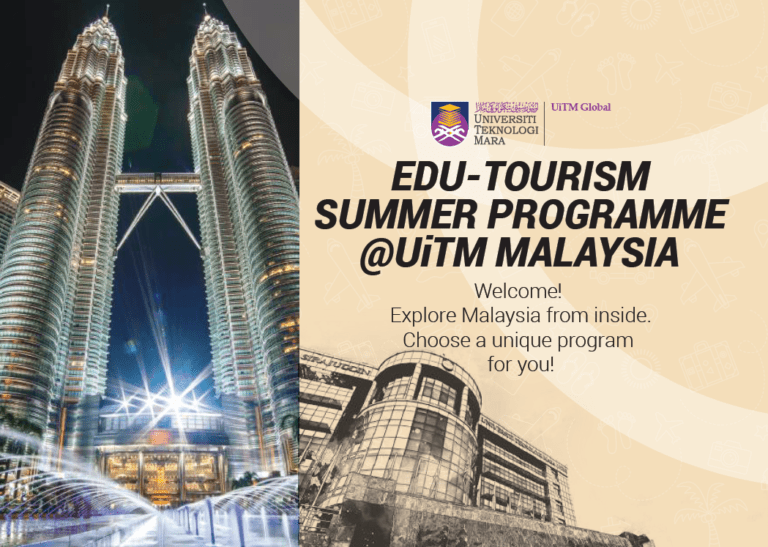 Edu-Tourism Summer Programme at UiTM Malaysia 2021 - ITS Global Engagement