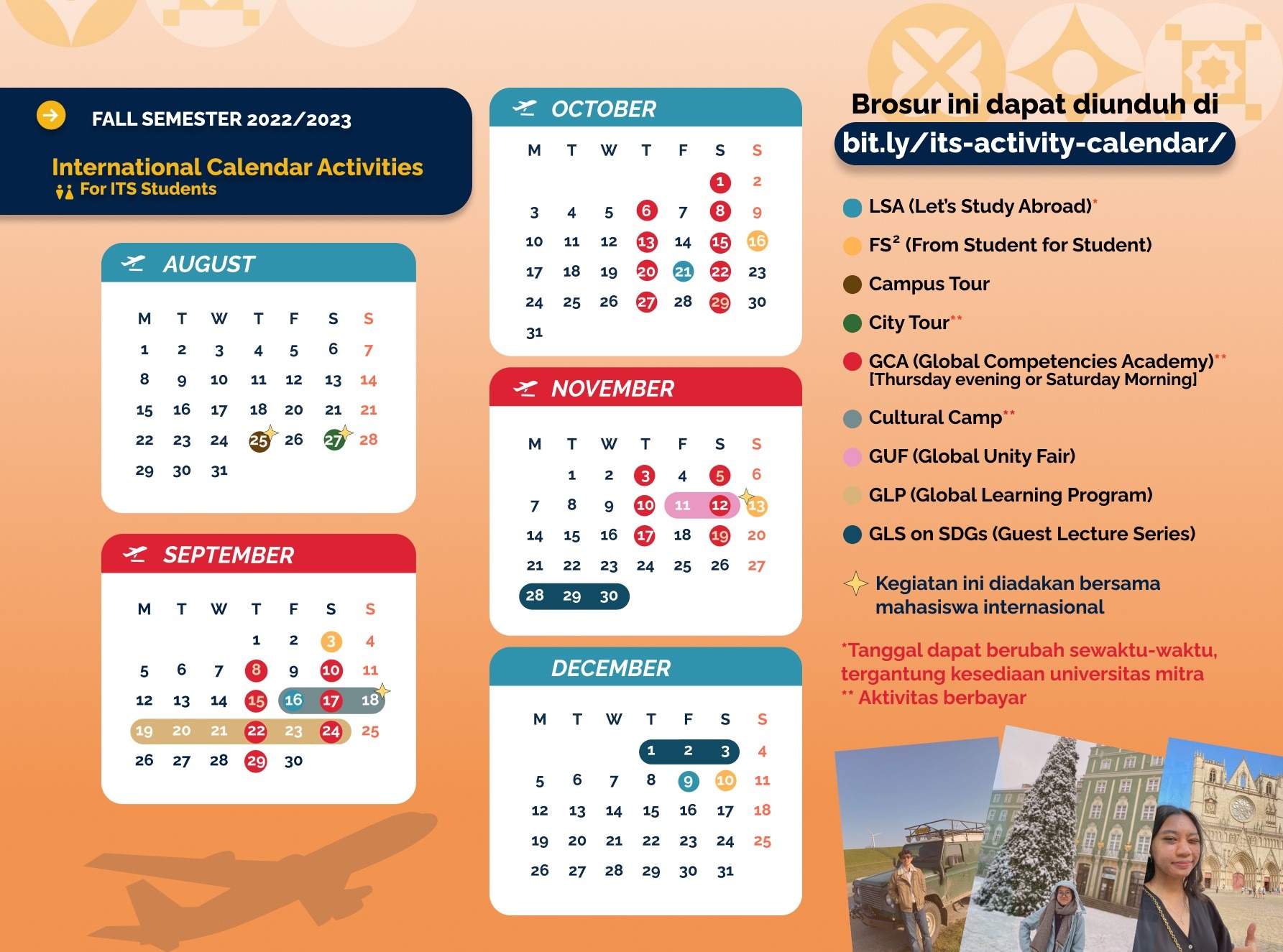 Activity Calendar - ITS Global Engagement