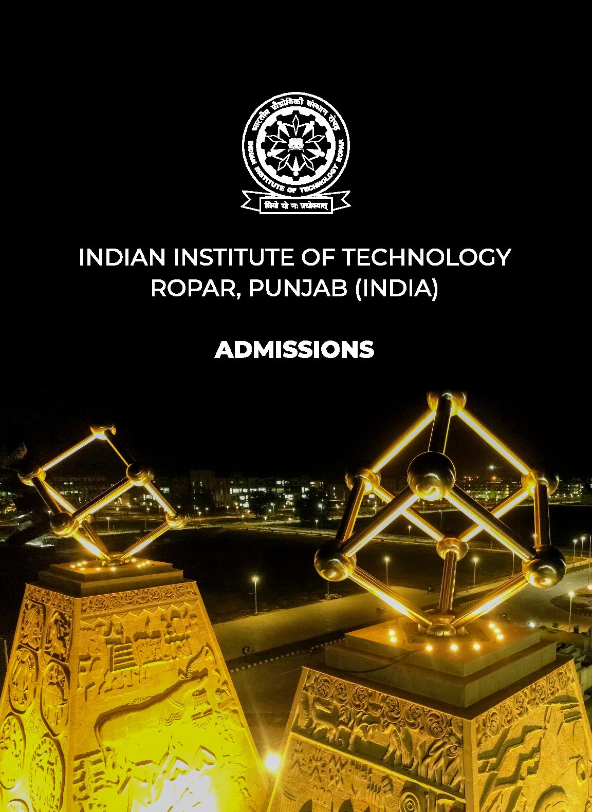 Admission of international students at IIT Ropar, Punjab, India - ITS ...