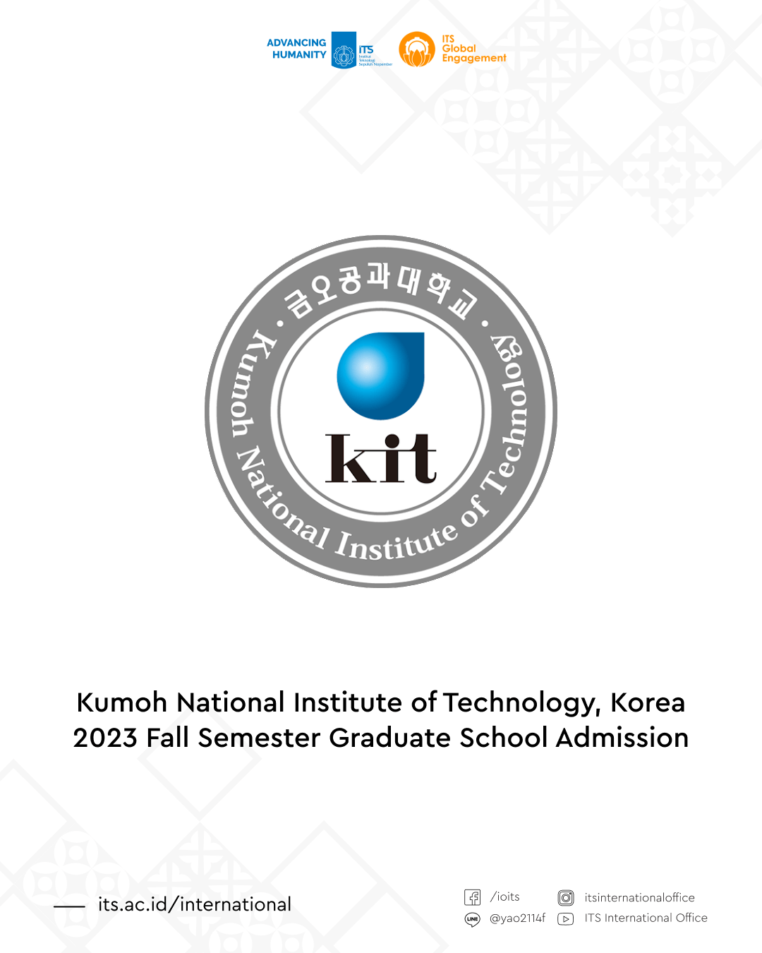 Kumoh National Institute of Technology, Korea 2023 Fall Semester ...