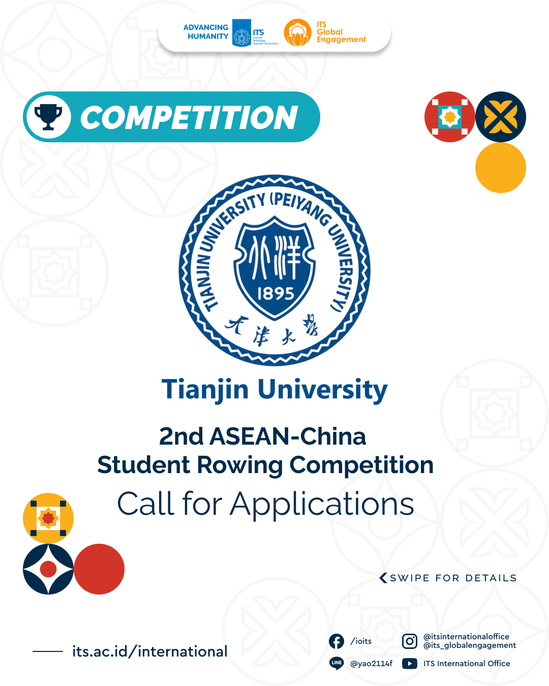 2nd ASEAN-China Student Rowing Competition - ITS Global Engagement