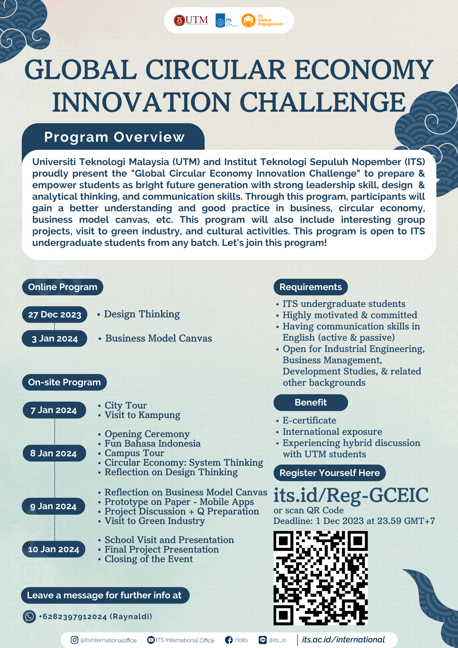 Global Circular Economy Innovation Challenge - ITS Global Engagement