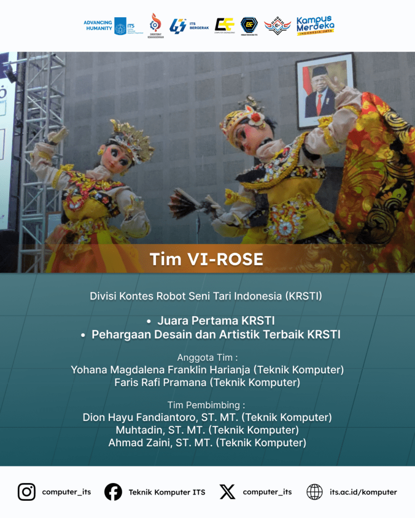 Selamat atas prestasi Mahasiswa dan Dosen Pembimbing Departemen Teknik ...