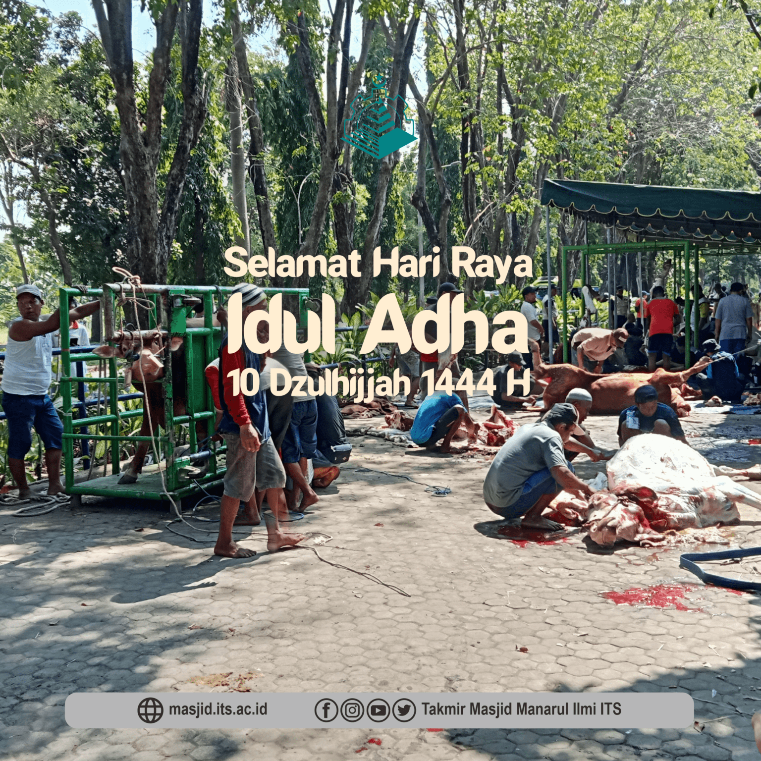 Idul Adha di Masjid Manarul Ilmi ITS - Masjid Manarul Ilmi ITS