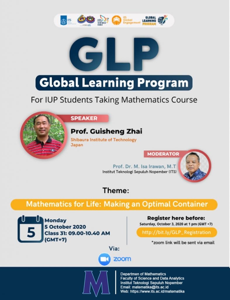Globa Learning Program for IUP Students Taking Mathematics Course - Departemen Matematika ...