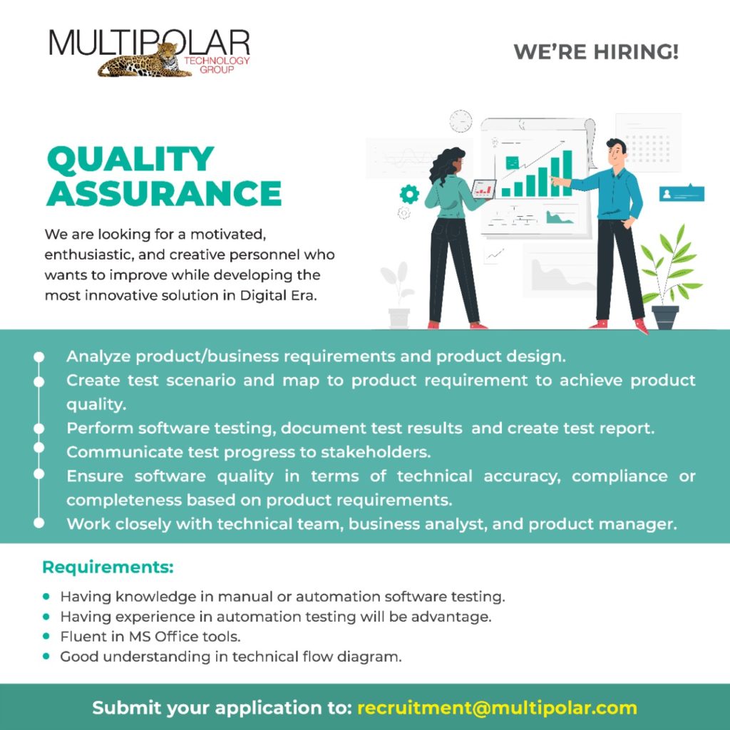Lowongan Application Developer dan Quality Assurance PT Multipolar ...