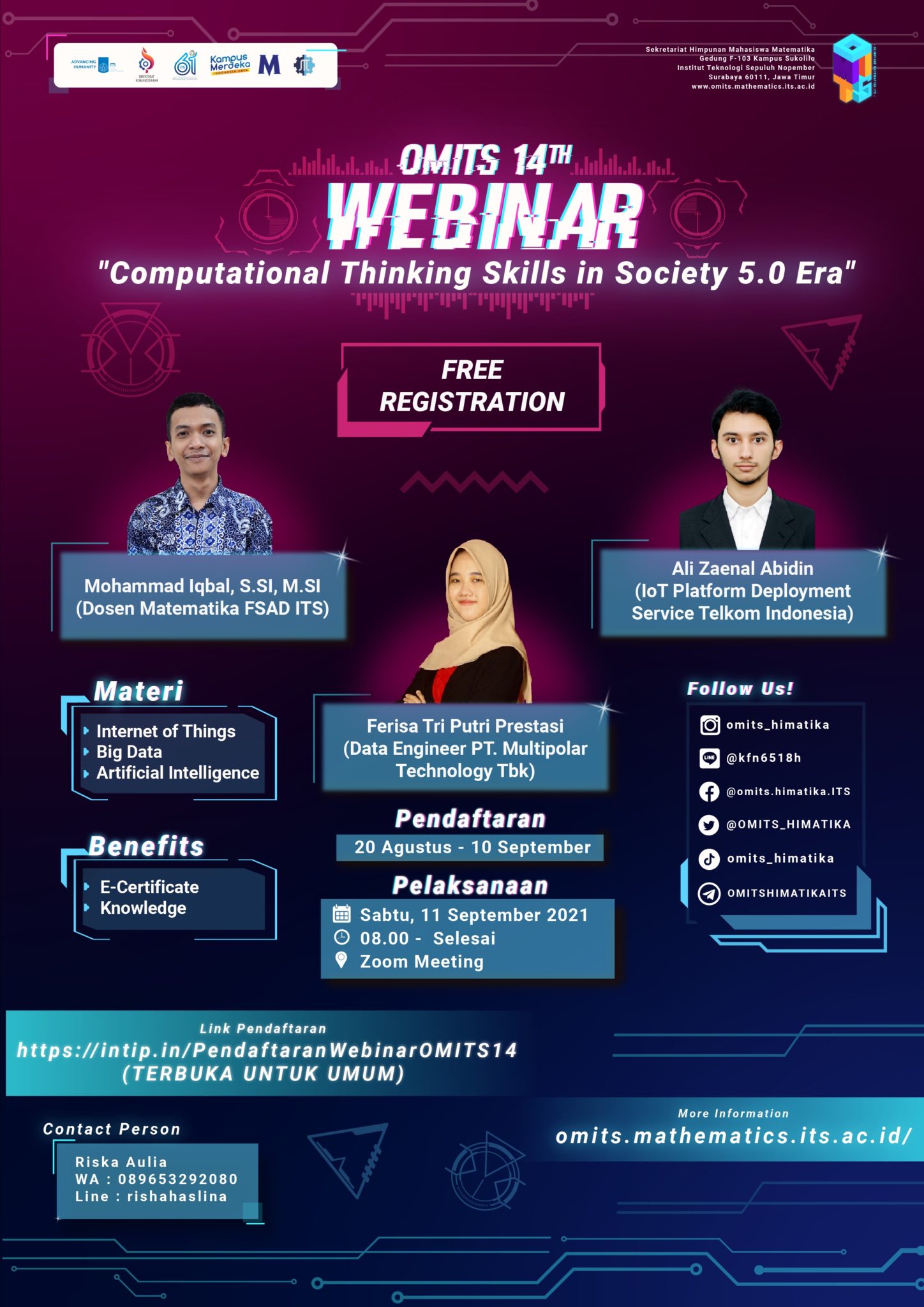 Computational Thinking Skills in Society 5.0 - Departemen Matematika