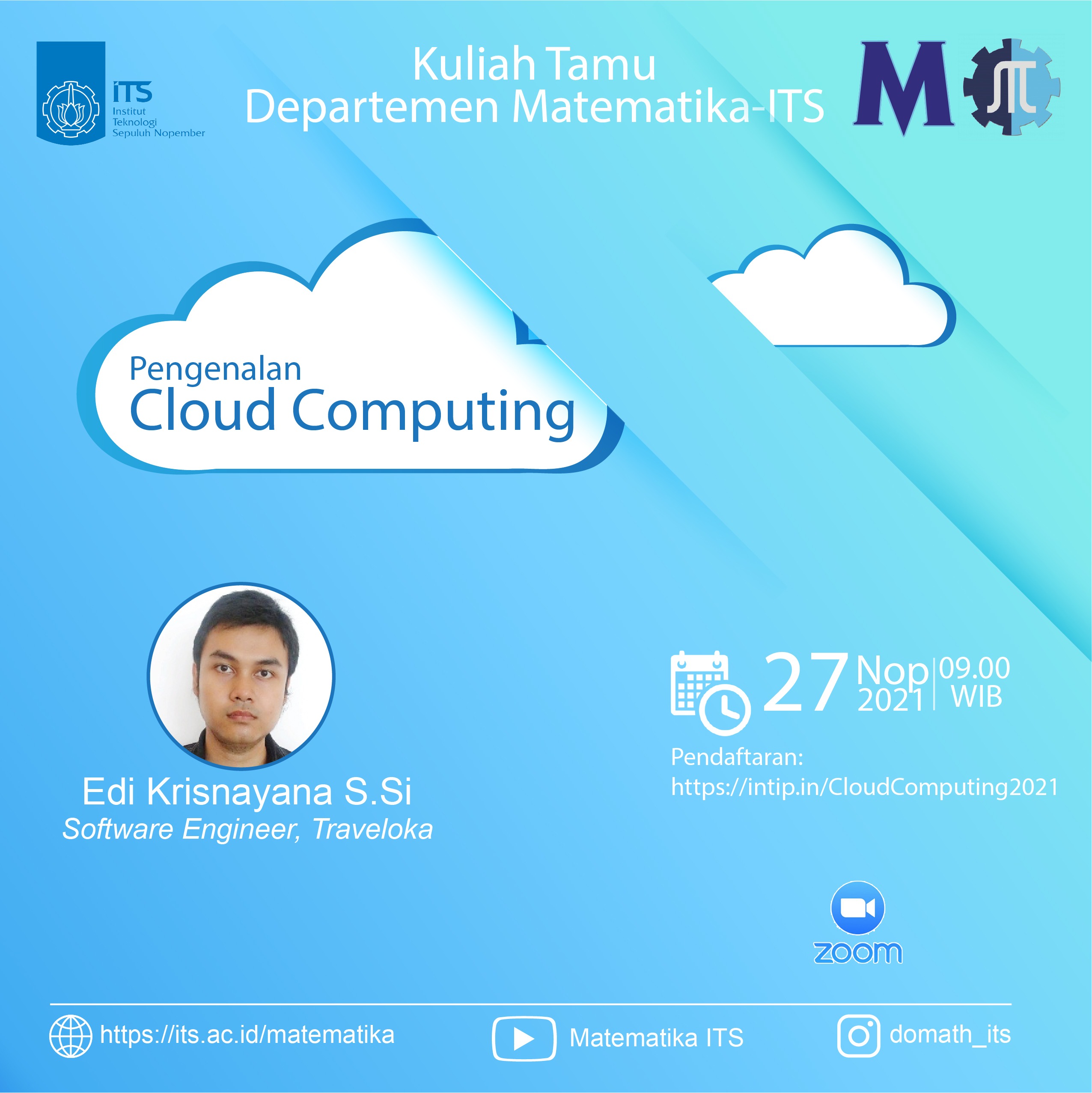 Kuliah Tamu Pengantar Cloud Computing - Departemen Matematika