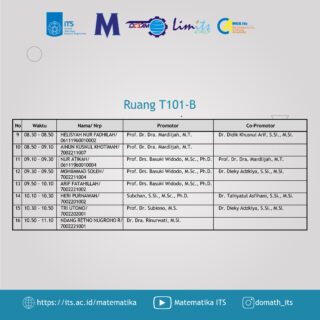 Seminar Pascasarjana Matematika 2023 - Departemen Matematika Departemen Matematika