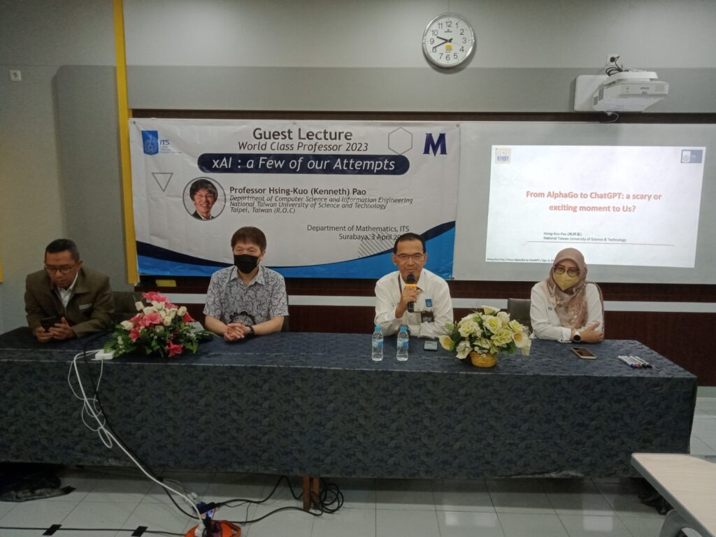 Guest Lecture xAI : a Few of our Attempts, World Class Professor Departemen Matematika ITS ...
