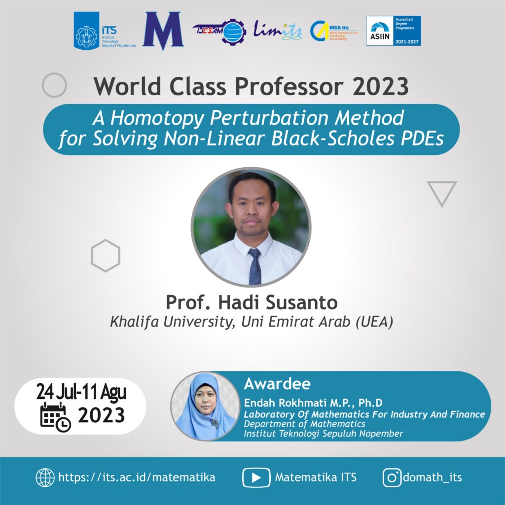 A Homotopy Perturbation Method for Solving Non-Linear Black-Scholes PDEs - Departemen Matematika ...