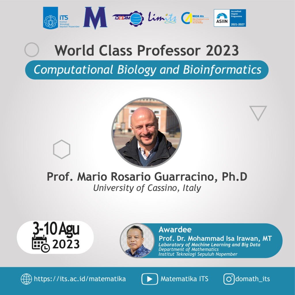 Computational Biology and Bioinformatics - Departemen Matematika Departemen Matematika