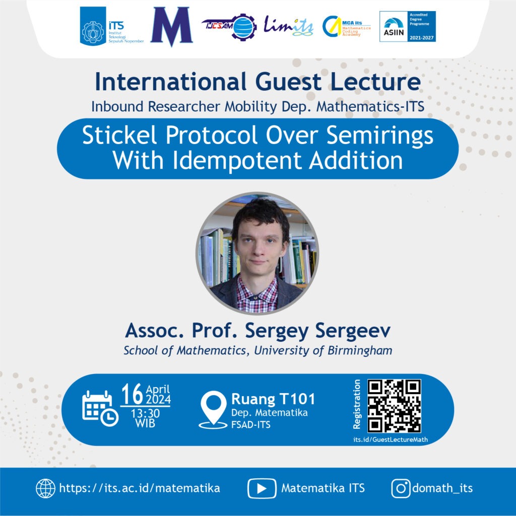 International Guest Lecture Stickel Protocol Over Semirings With ...