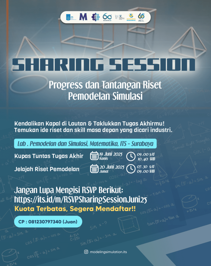 Sharing Session: Progress dan Tantangan Riset Pemodelan Simulasi - Departemen Matematika