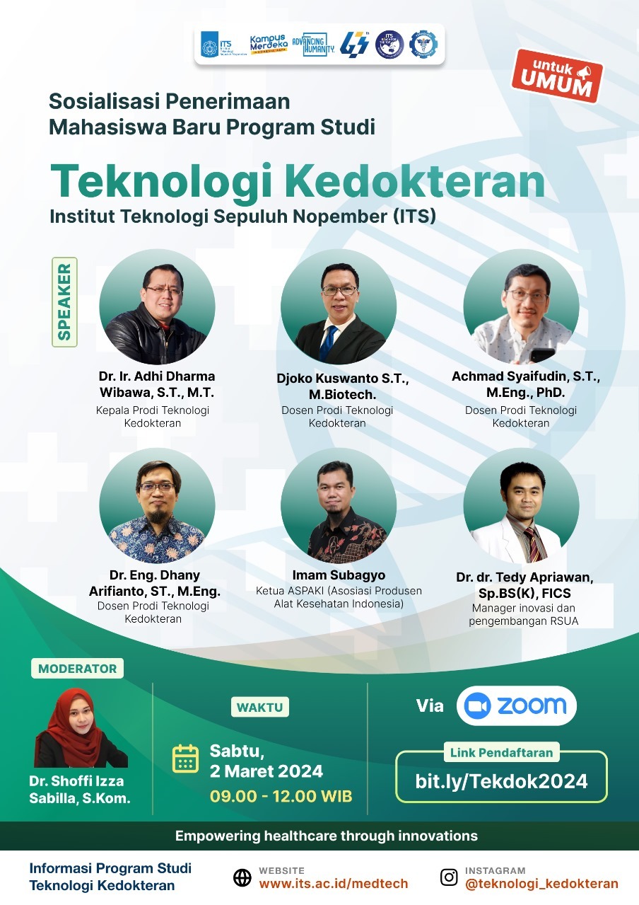 Webinar Sosialisasi Program Studi Teknologi Kedokteran 2024 - Program Studi Teknologi Kedokteran