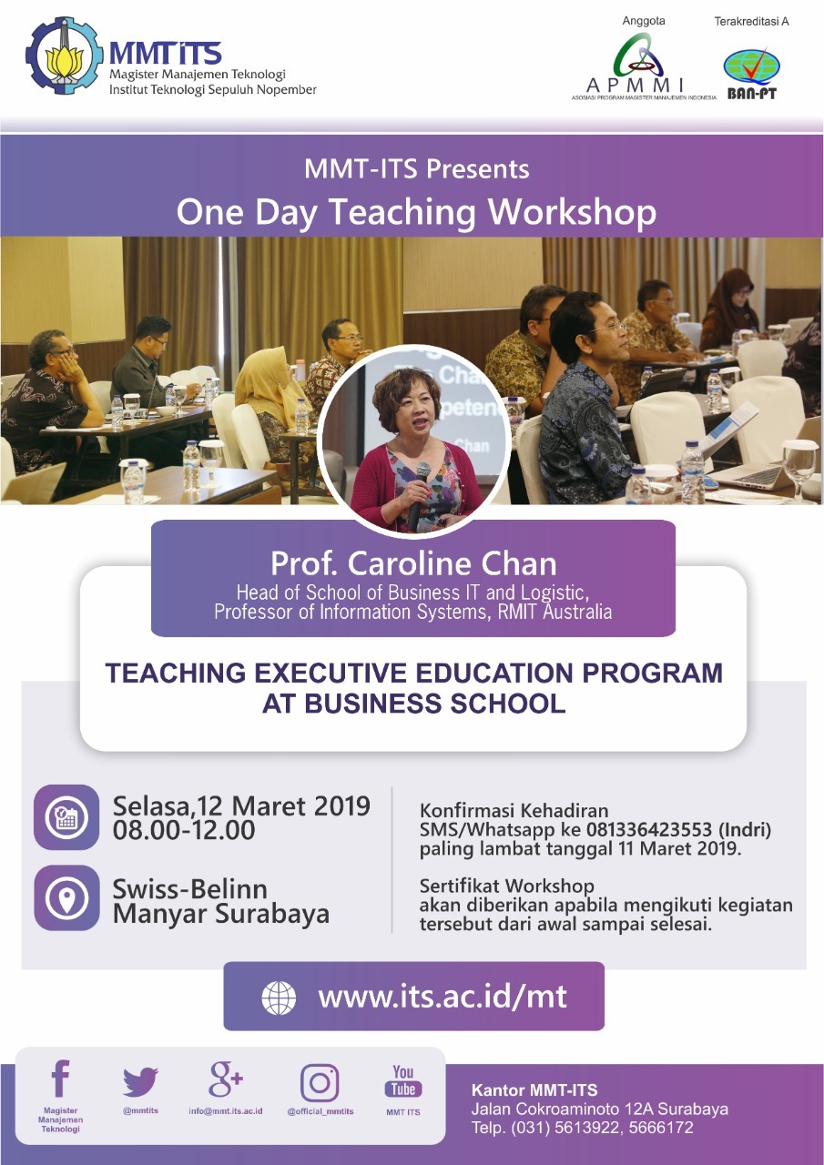 Workshop for Lecturer: Teaching Executive Education Program at Business ...
