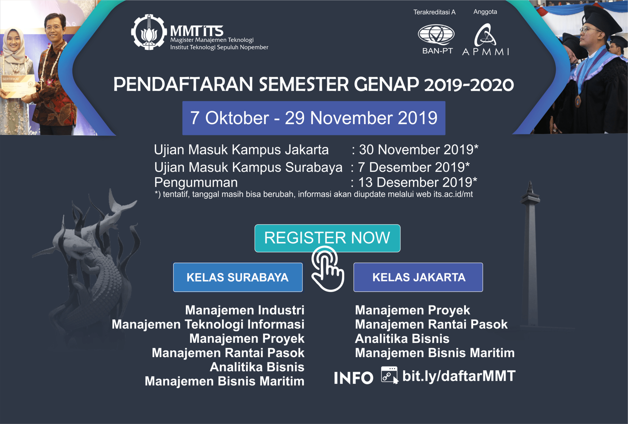 Registration for MMT-ITS Even Semester 2019-2020 - Inovasi Sistem dan ...