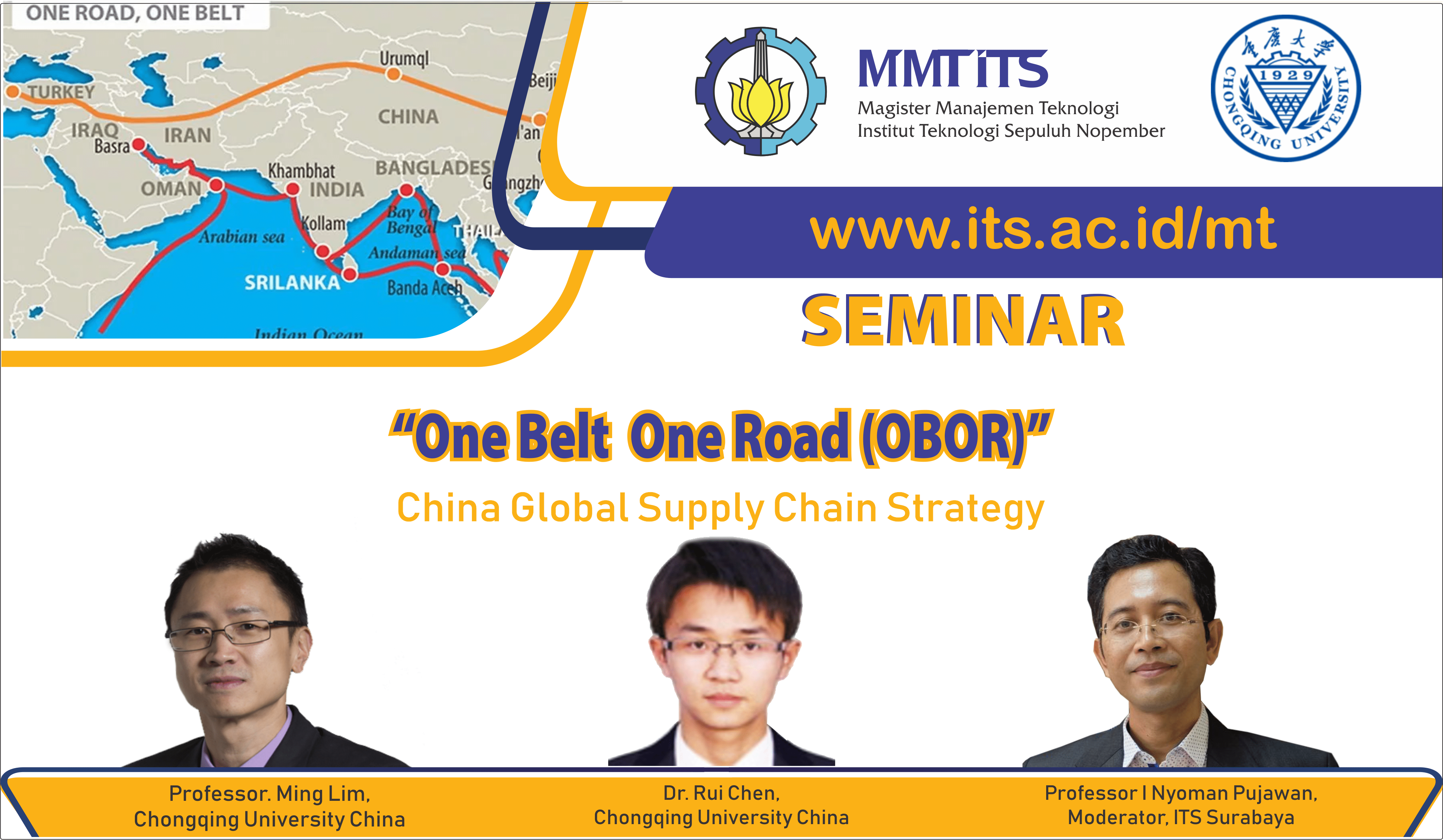 Seminar "One Belt One Road (OBOR): China Global Supply Chain Strategy ...