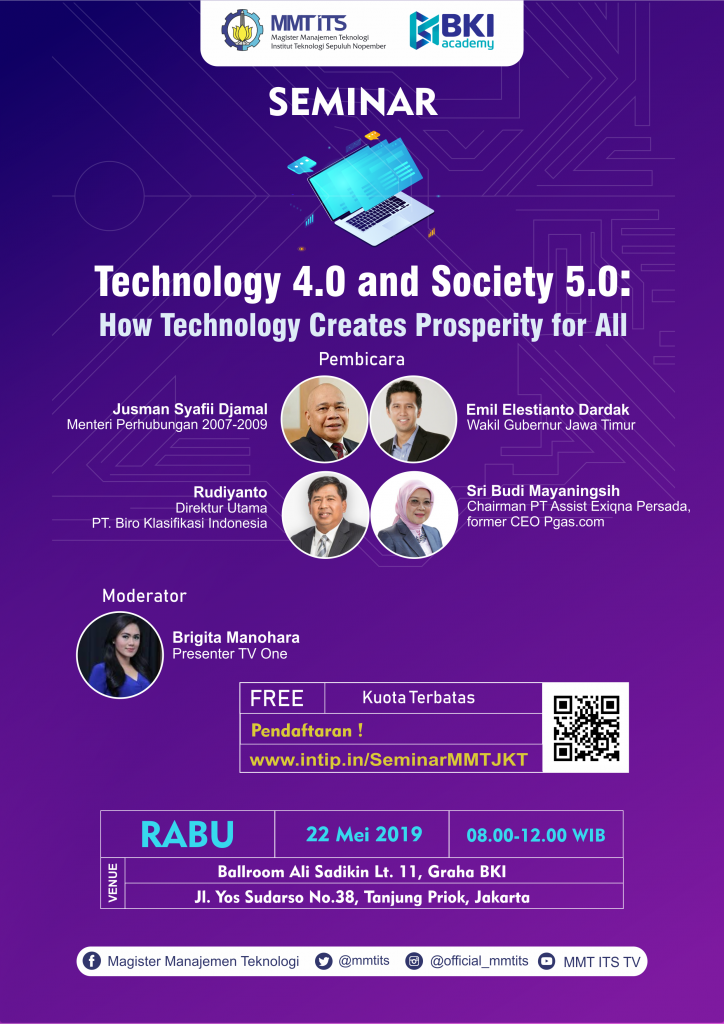 Technology 4.0 and Society 5.0: How Technology Creates Prosperity for ...