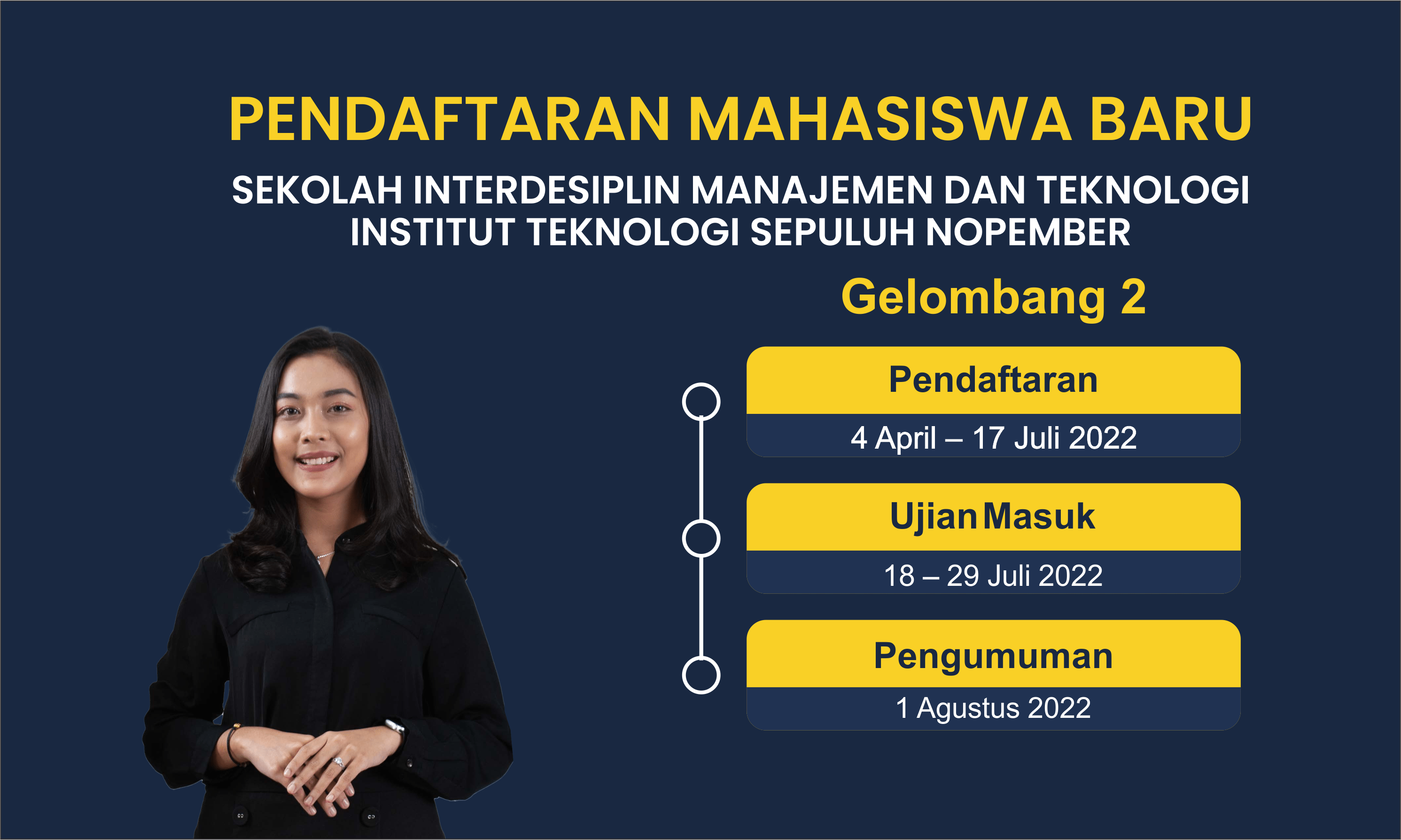 Pendaftaran SIMT-ITS Gelombang 2 Periode Gasal 2022/2023 telah dibuka ...