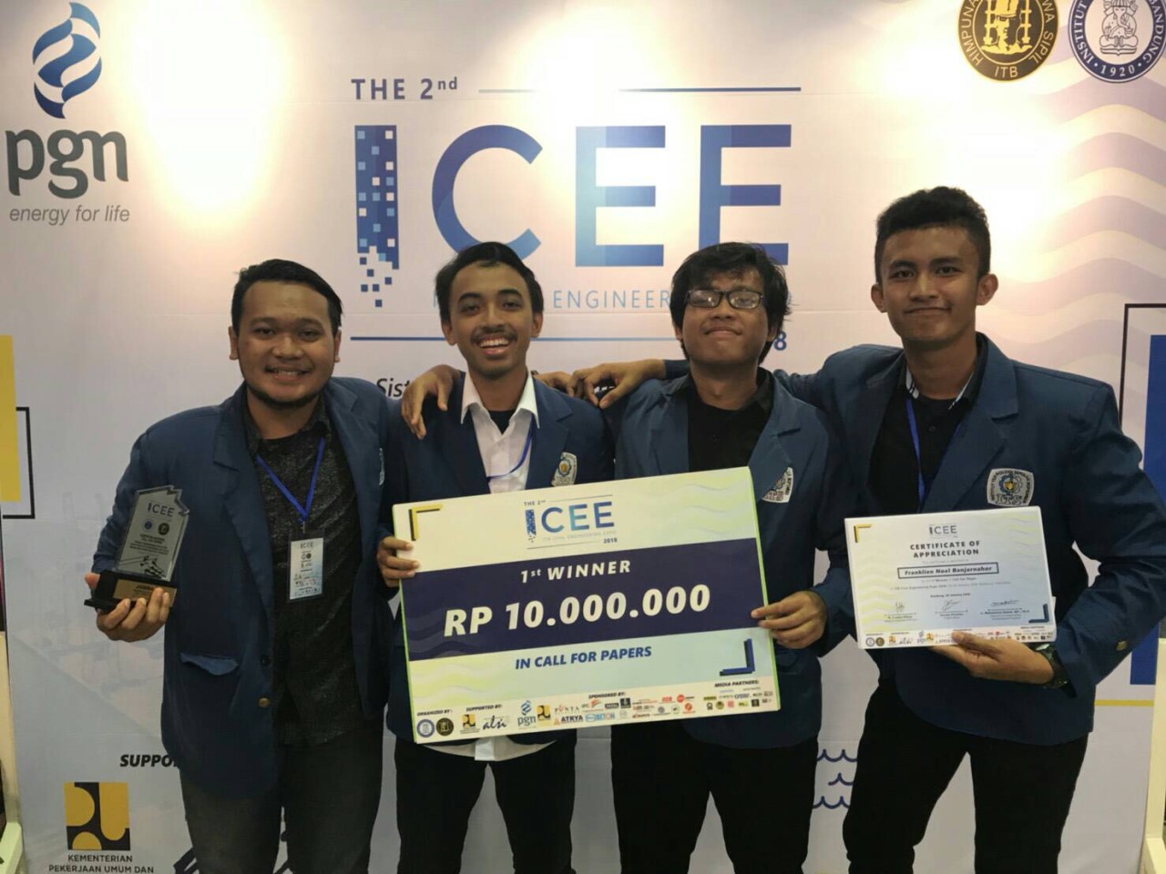 ITS Raih Juara Pertama di ICEE ITB - ITS News