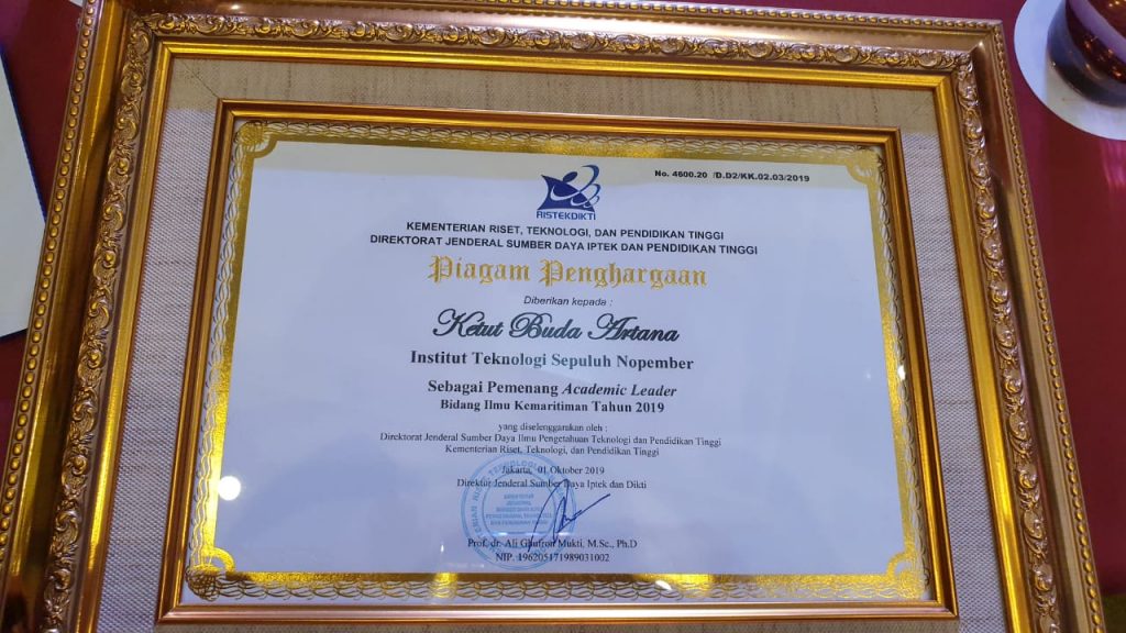 Tiga Dosen ITS Raih Academic Leader Award 2019 - ITS News