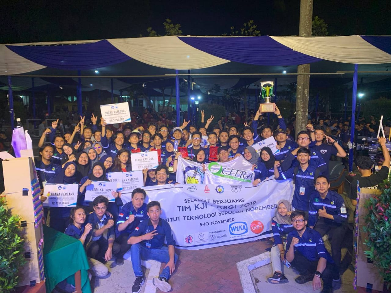 Tim ITS Sukses Sandingkan Gelar Juara Umum KJI-KBGI 2019 - ITS News