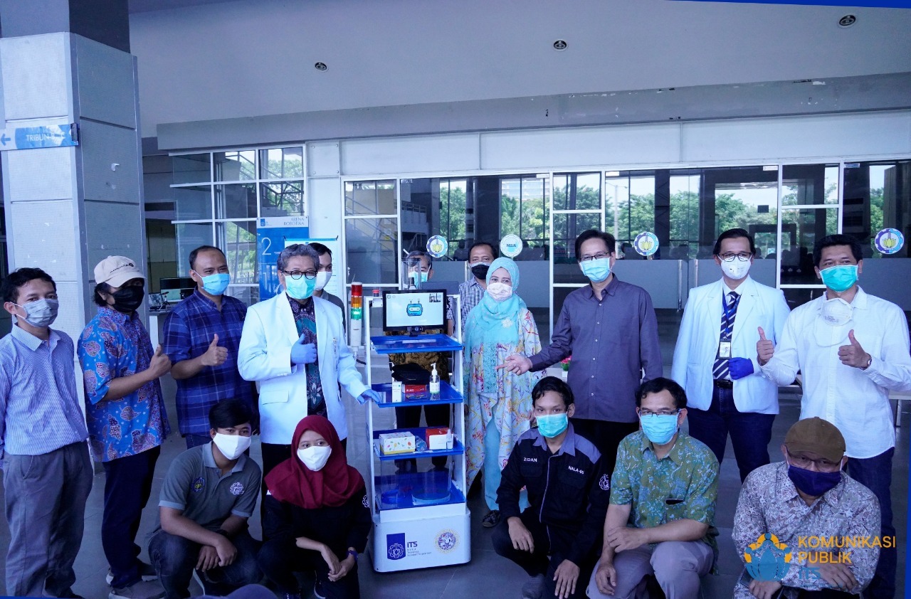 Collaboration Between ITS - Unair Launches RAISA, Service Robot for ...