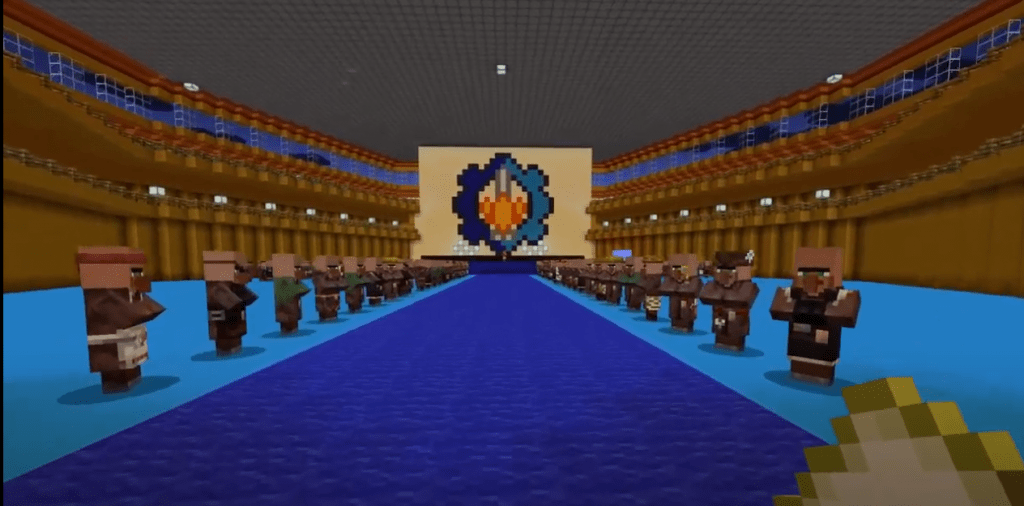 The Expert Hands Behind Minecraft Construction of ITS Graduation - ITS News