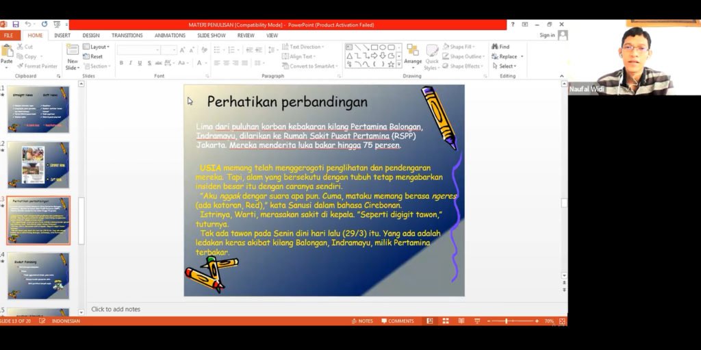 Intip Tips Menulis Berita ala Reporter Profesional - ITS News