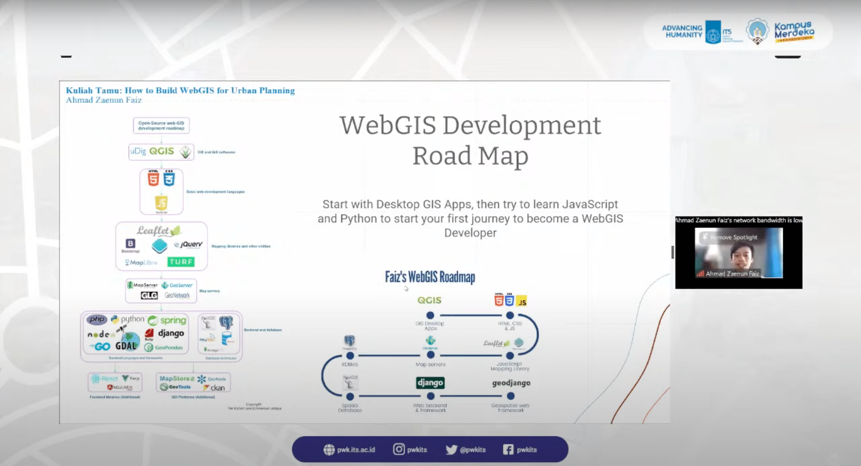 PWK ITS Ajarkan Tahap dalam Mengembangkan WebGIS - ITS News