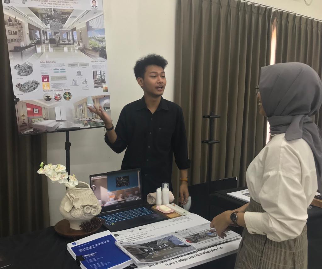 Mahasiswa ITS Unjuk Kreativitas di Interior Design Exhibition - ITS News