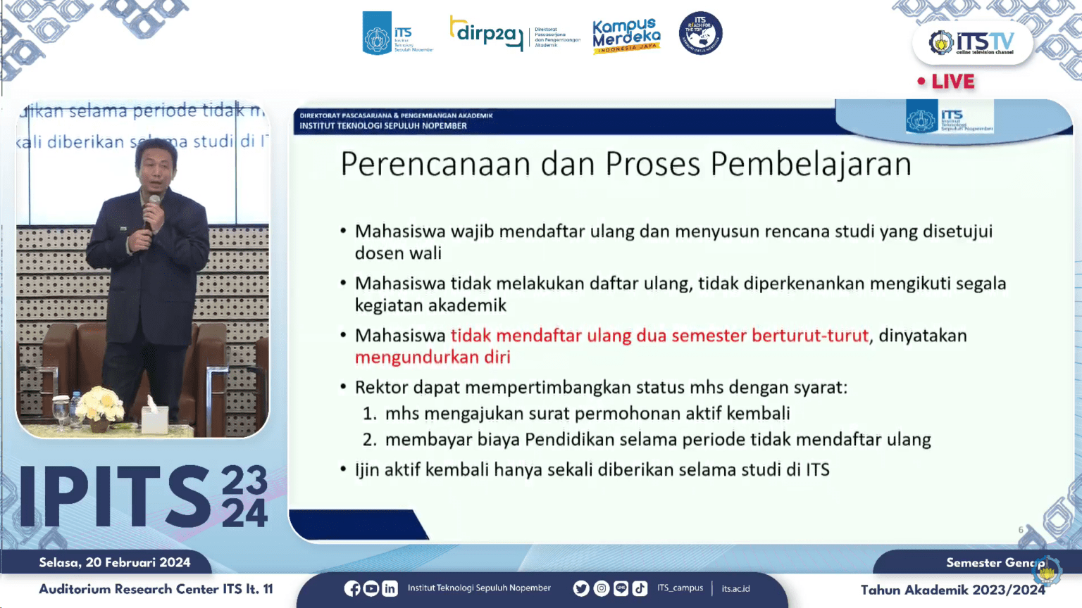 IPITS Dorong Mahasiswa Pascasarjana ITS Menuju Pusat Inovasi Unggulan - ITS News