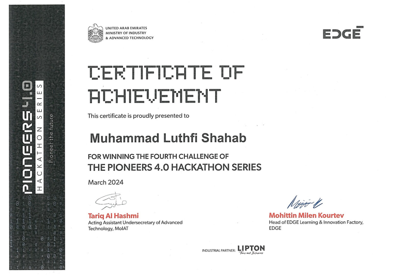 Dosen Matematika ITS Juarai Pioneers 4.0 Hackathon Series Abu Dhabi ...