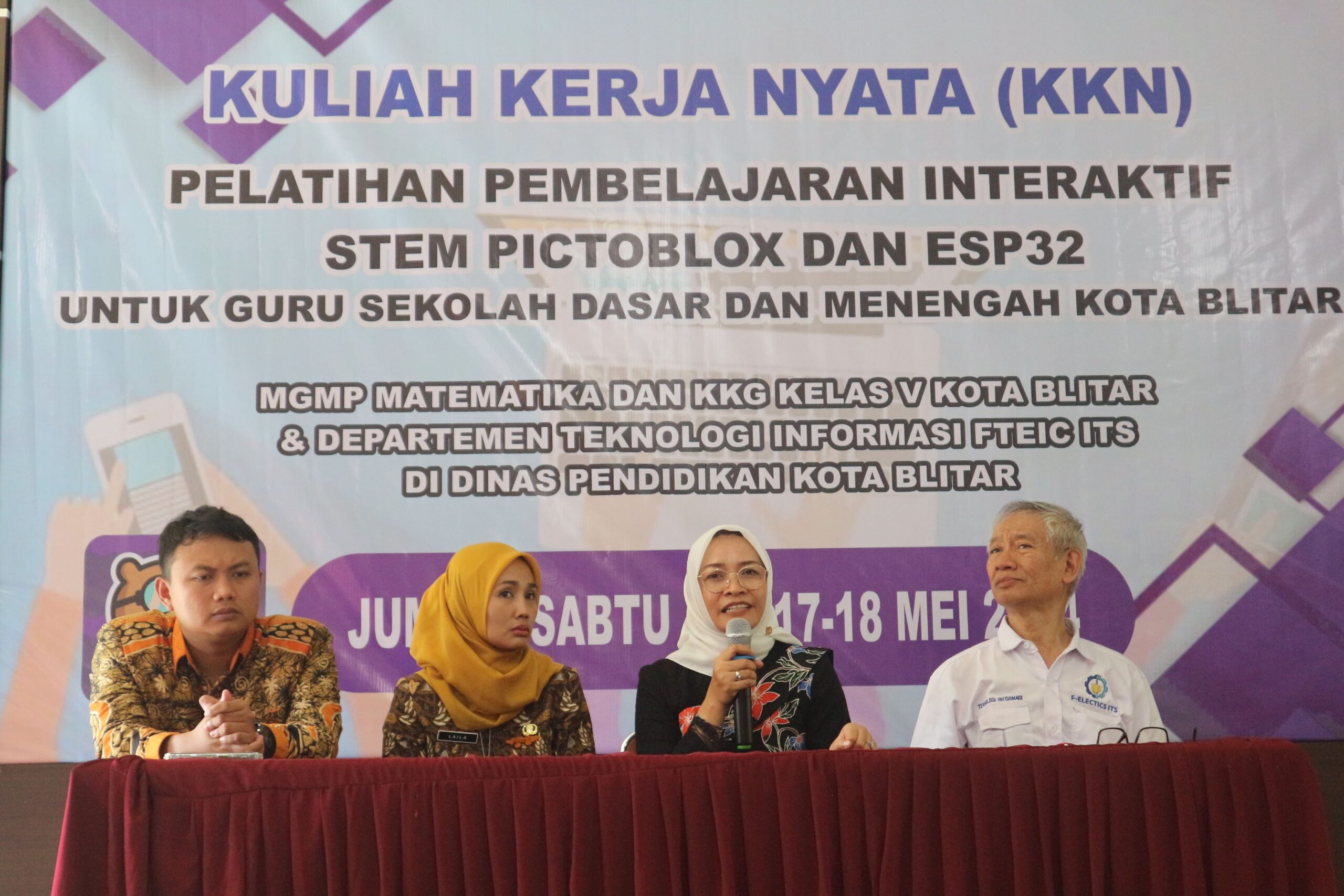 KKN Abmas ITS Gelar Pelatihan Software Pembelajaran Interaktif - ITS News