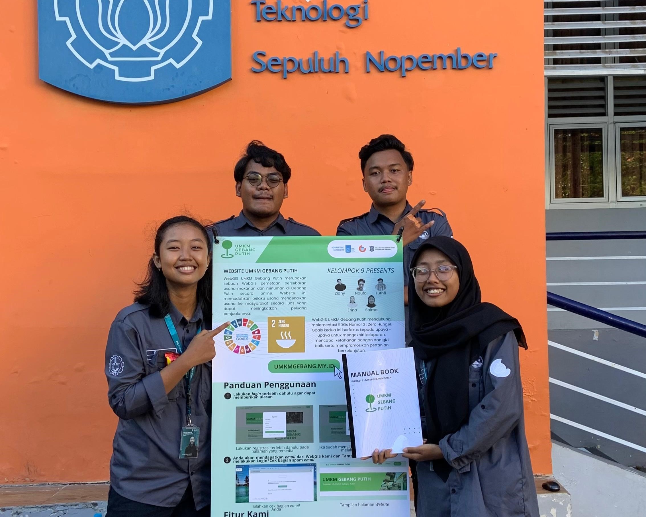 KKN Abmas ITS Ciptakan WebGIS untuk Mendukung UMKM - ITS News