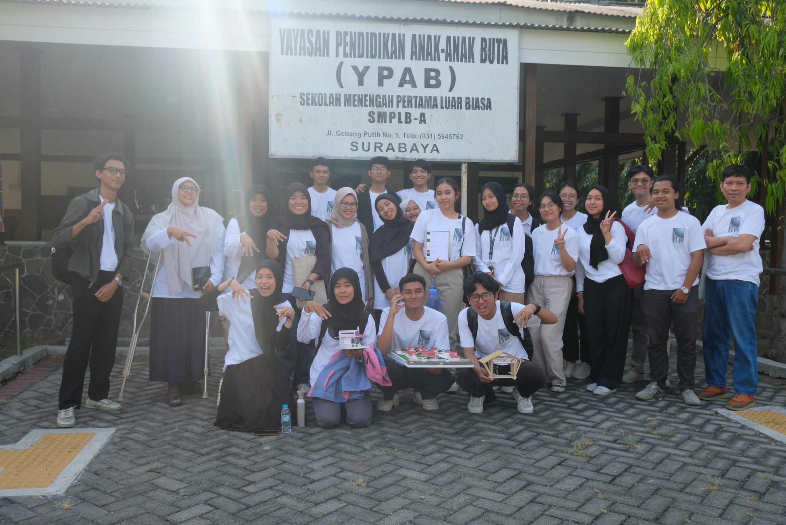 KKN ITS Rancang Masterplan dan Taman Inklusif untuk YPAB - ITS News