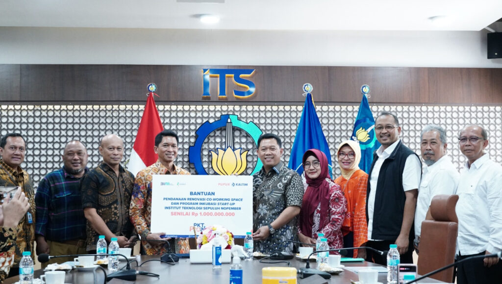Pupuk Kaltim Kucurkan Rp 1 M untuk Renovasi CCWS dan Inkubasi Startup ITS - ITS News