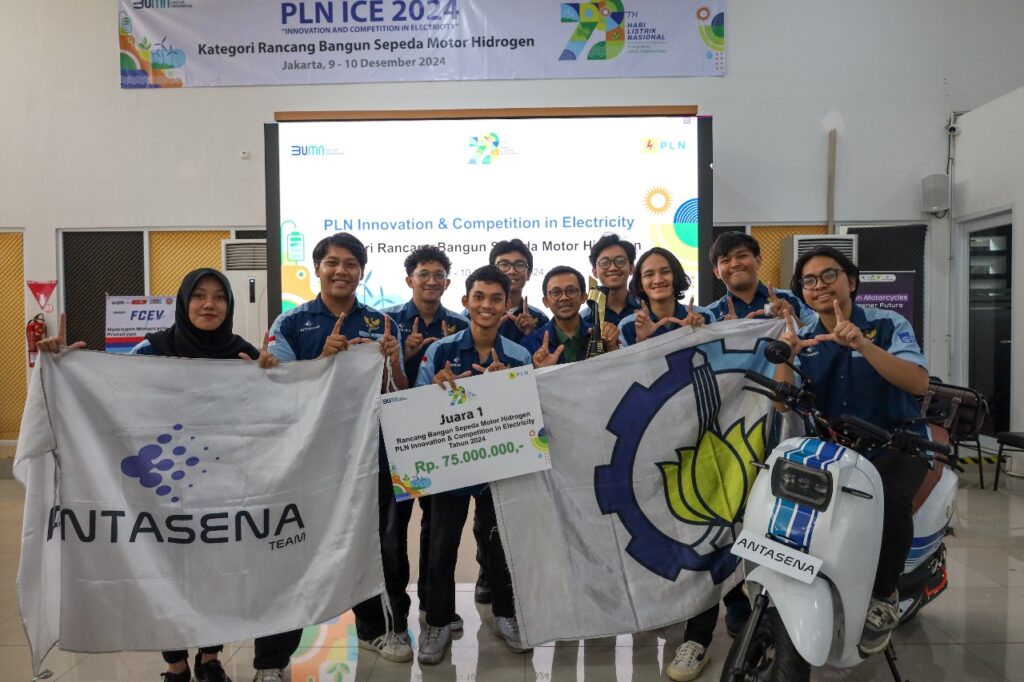 Inovasi Motor Hidrogen Antarkan Tim Antasena ITS Juarai PLN ICE 2024 - ITS News