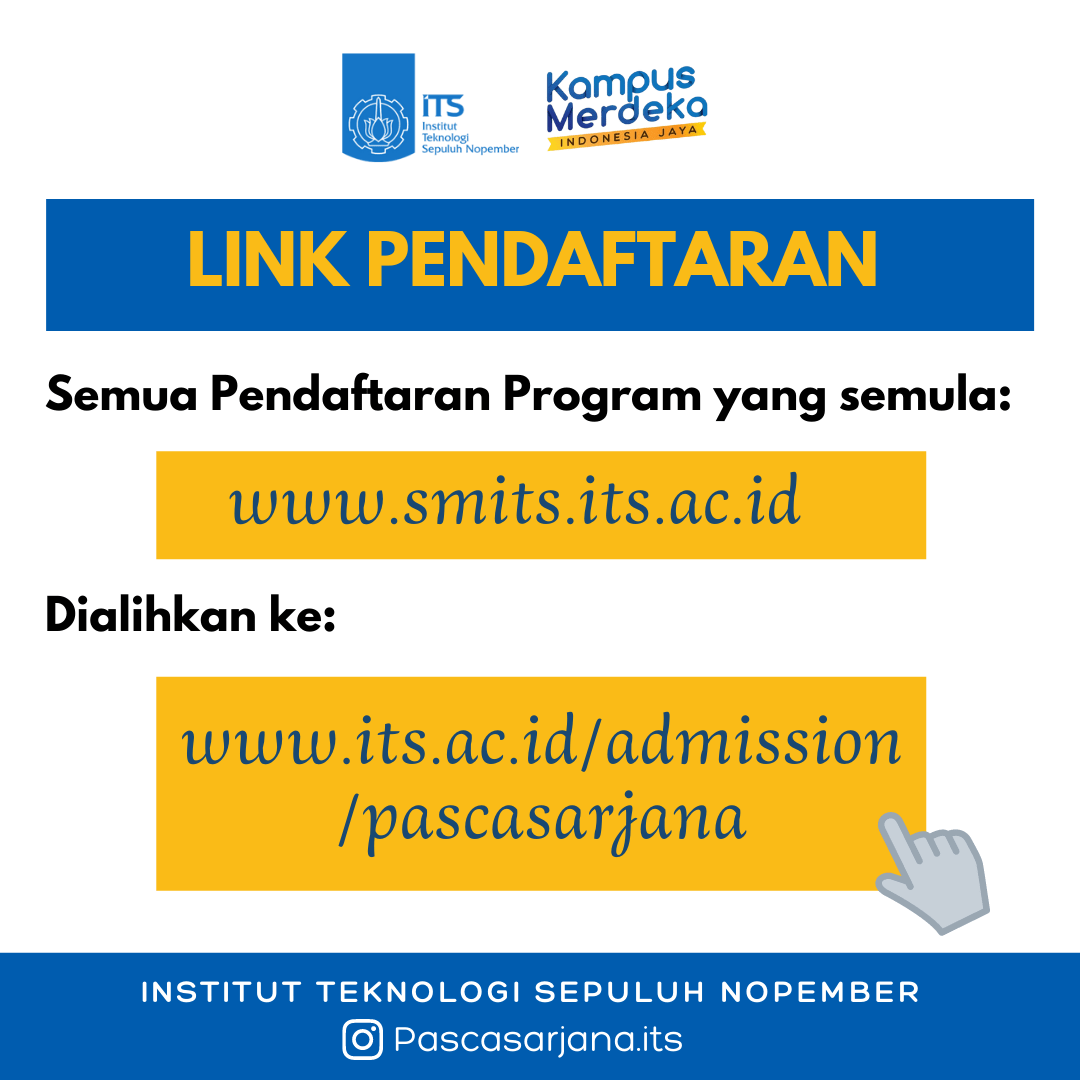 PERUBAHAN LINK PENDAFTARAN PASCASARJANA - Direktorat Pascasarjana dan ...