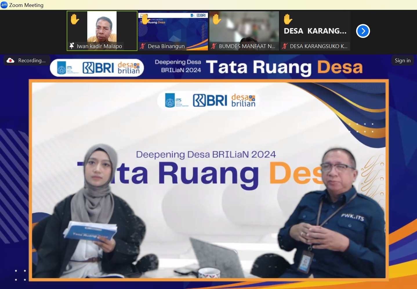 ITS dan BRI Membantu Perencanaan Tata Ruang Desa - Pusat Studi Potensi ...
