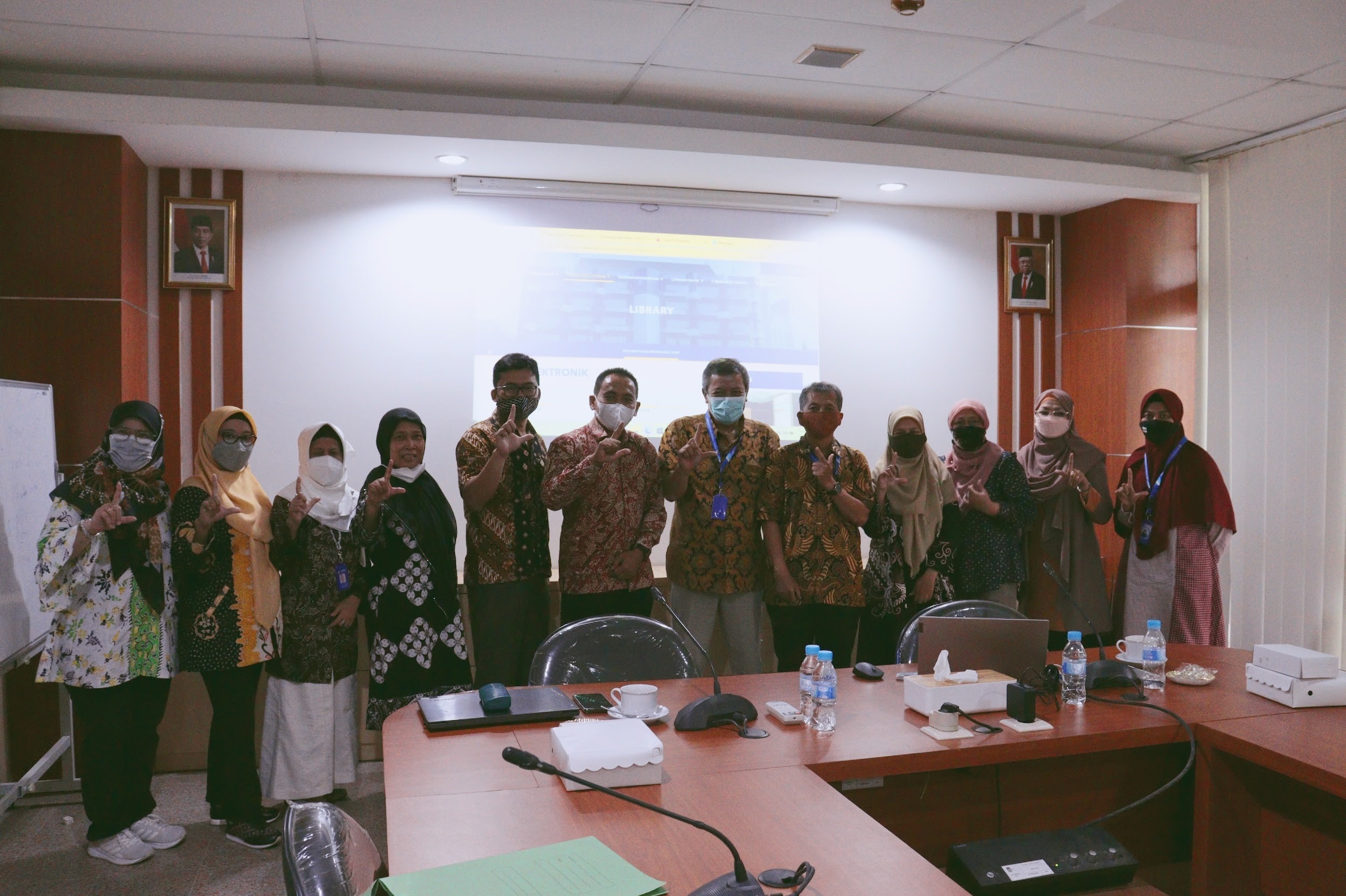 Comparative Study Visit of Surabaya State University (Unesa) - Perpustakaan