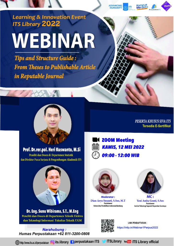 Webinar Learning Innovation Event Its Library 2022 Perpustakaan