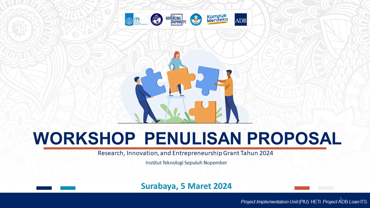 Workshop on Writing Proposals for Research, Innovation, and ...