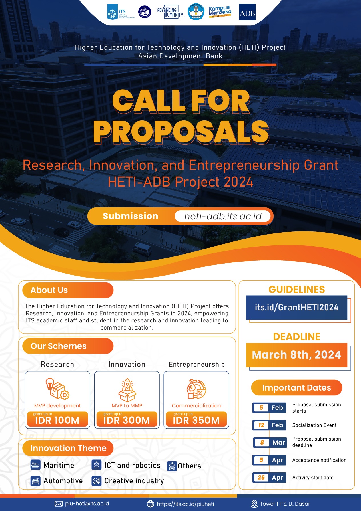 Call For Proposals Kegiatan Research, Innovation, and Entrepreneurship ...