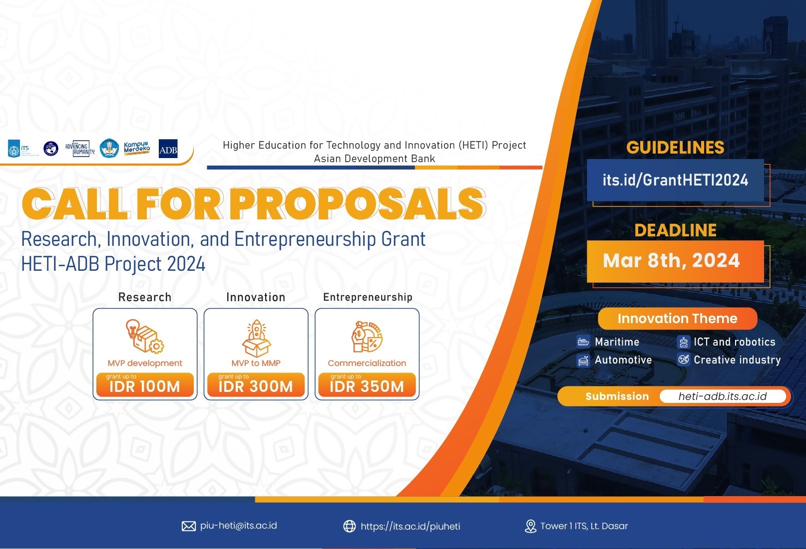 Call for Proposals: Research, Innovation, and Entrepreneurship Grant ...