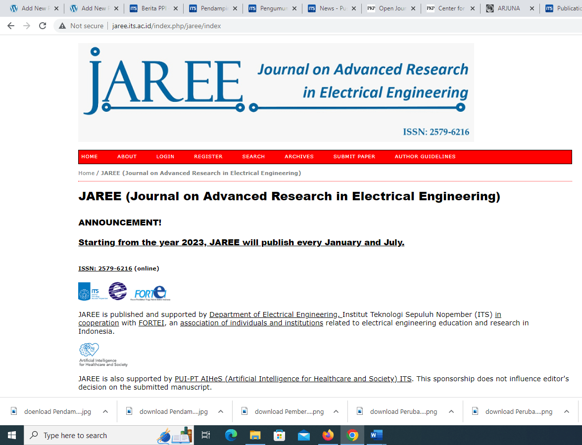 Pendampingan Pengajuan Akreditasi Jurnal Nasional: JAREE - Pusat ...