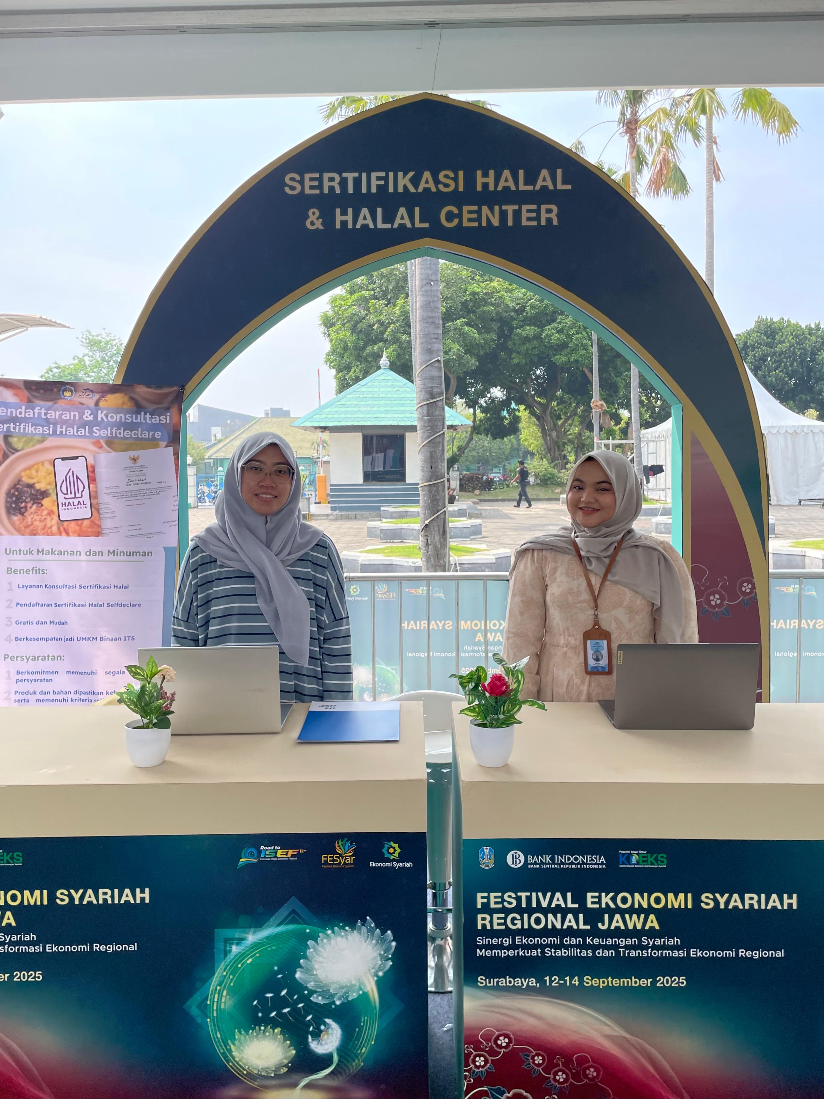 Pusat Studi Halal ITS Berpartisipasi dalam Festival Ekonomi Syariah ...