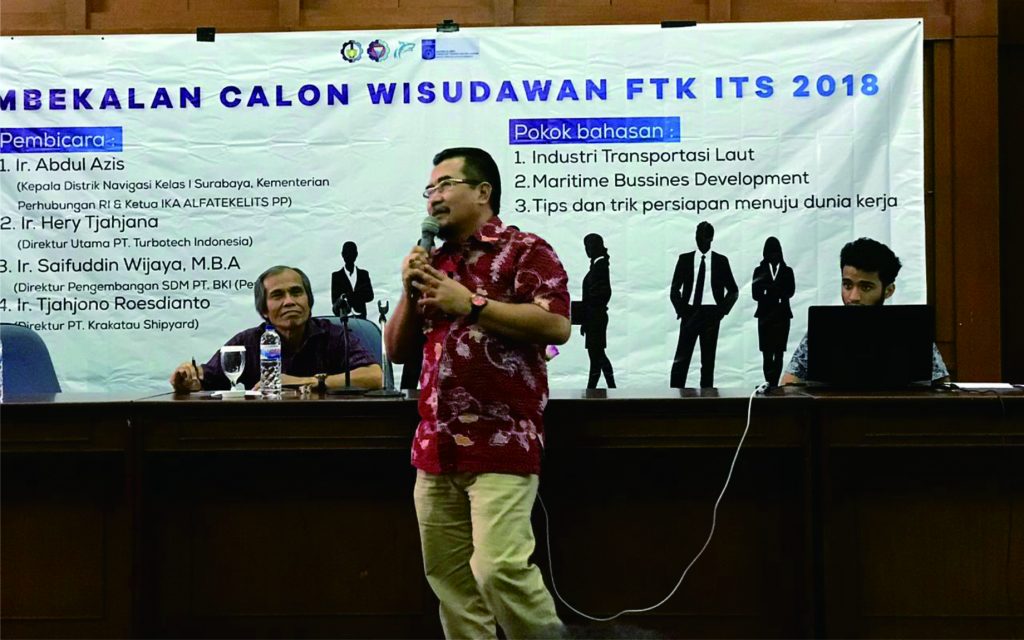 Pembekalan Calon Wisudawan FTK 2018 - Departemen Teknik Transportasi Laut